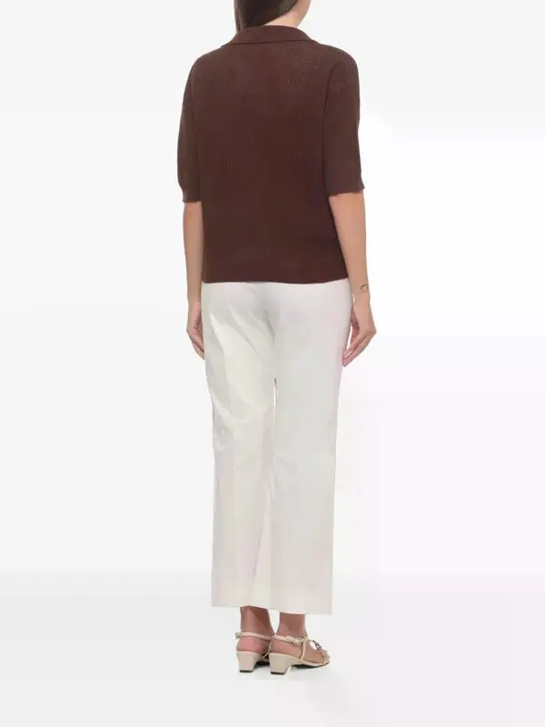 Marella Mlslembi Open-knit V-neck Jumper