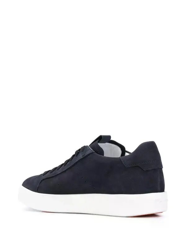 Santoni Smooth Lace-up Sneakers