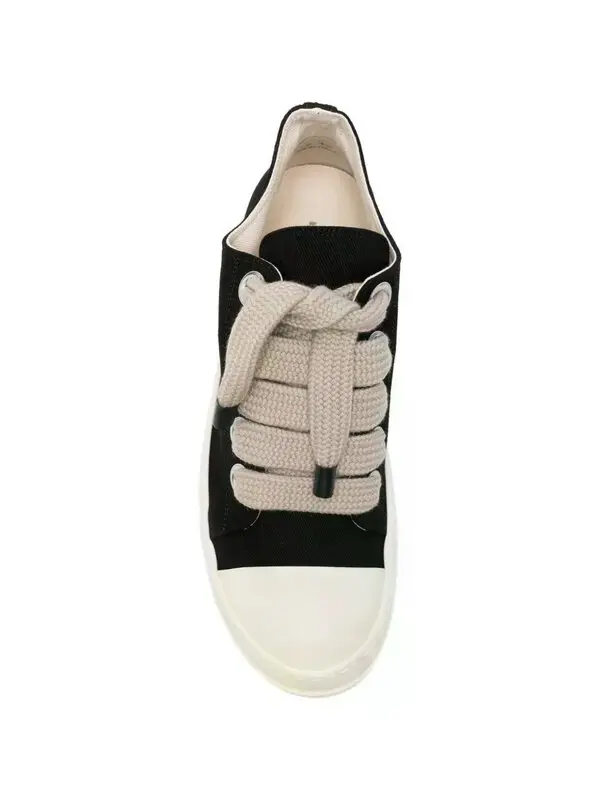 Rick Owens Lace-up Low-top Sneakers - Black