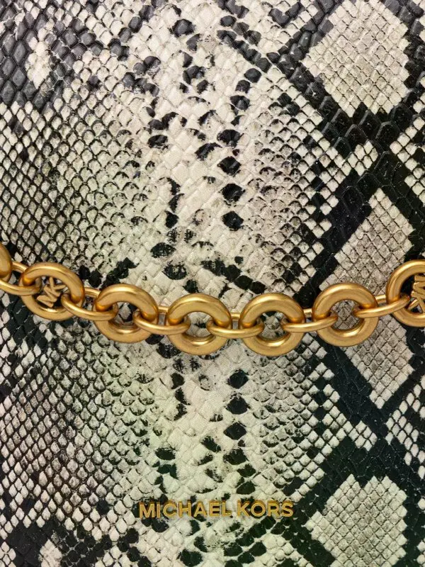 Michael Kors Snake-effect Chain-detail Shoulder Bag