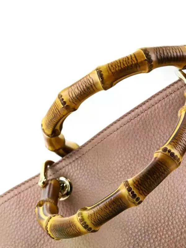 Gucci Bamboo Shopper Leather Medium Tote Bag
