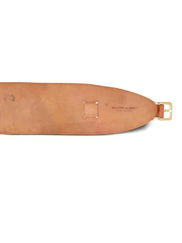 WALTER ALBINI Buckle-fastening Leather Belt