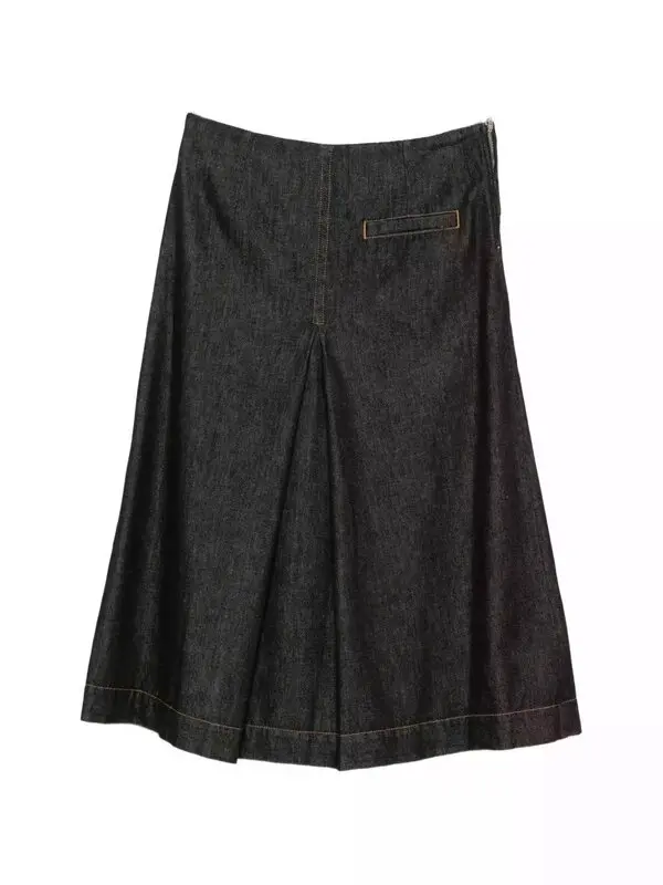 SEMICOUTURE Belted Midi Skirt
