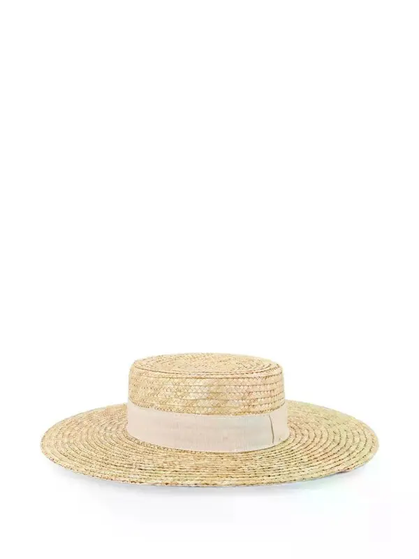 LAVI COUTURE Tassel-detail Interwoven Sun Hat