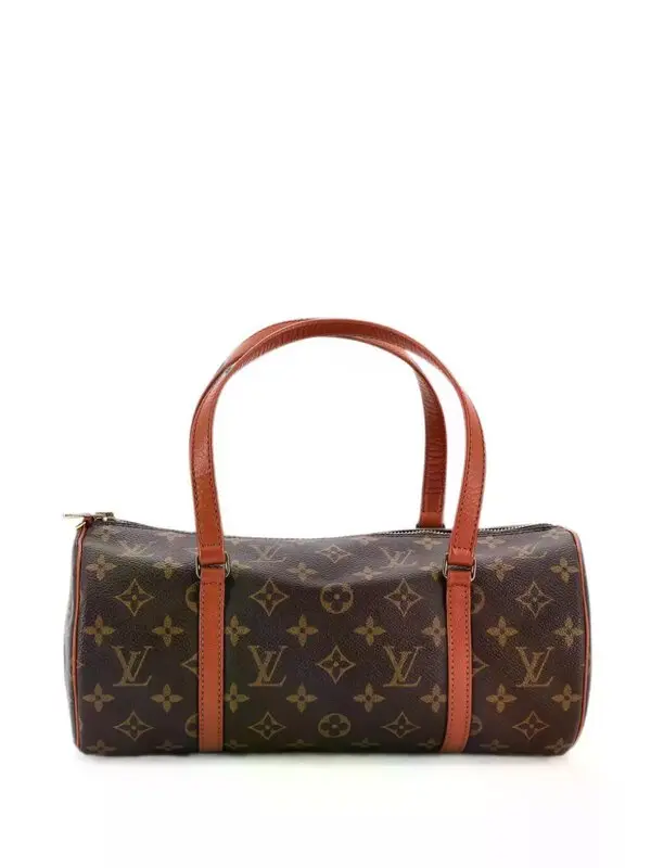 LOUIS VUITTON Papillon Handbag Monogram Canvas 30 Shoulder Bag - Brown