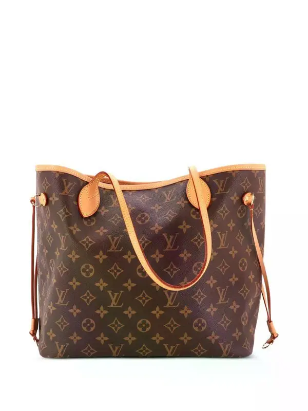 LOUIS VUITTON Monogram Canvas Mm Tote Bag - Brown