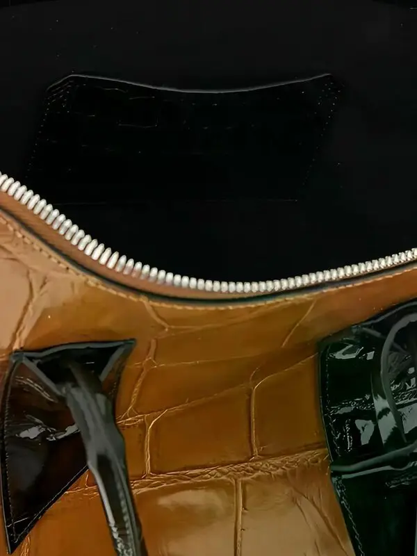 Attico Santa Ambroeus Croc-effect Tote Bag
