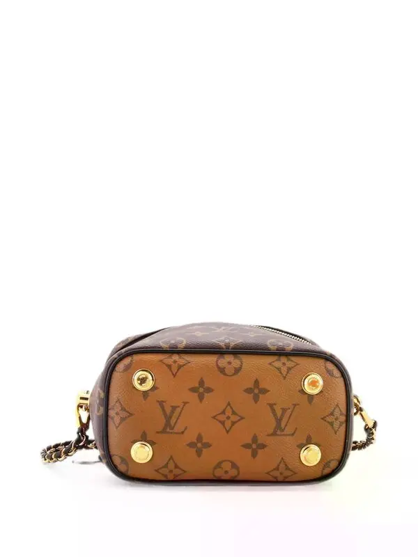 LOUIS VUITTON Vanity Handbag Reverse Monogram Canvas Pm Satchel