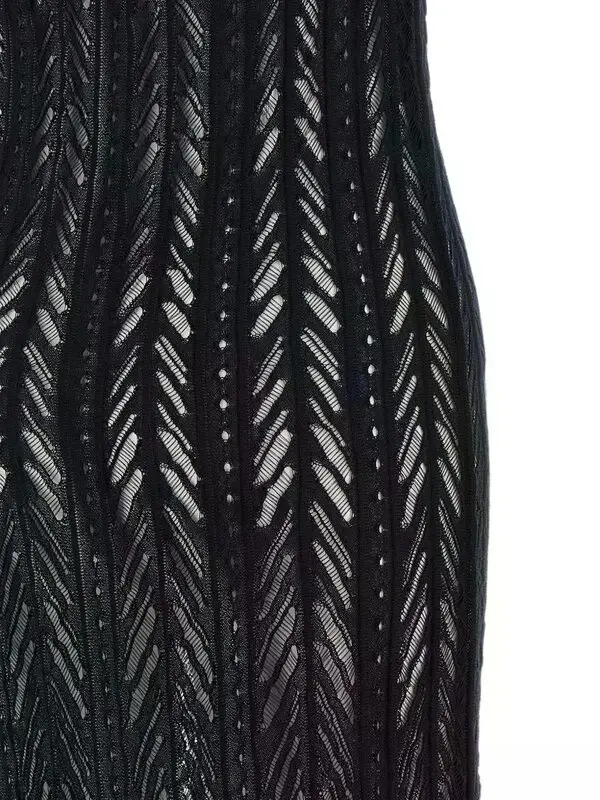 ANTONINO VALENTI Capri Herringbone-knit Maxi Dress