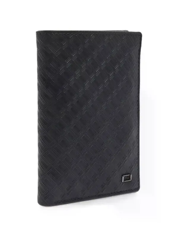 LANCEL Leon Monogram-embossed Leather Wallet