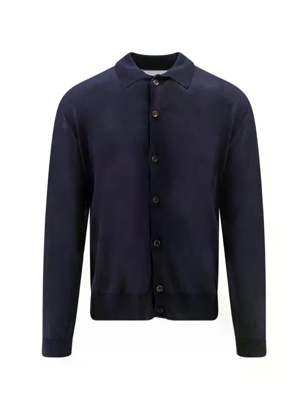 SEVEN GAUGE Button-fastening Long-sleeve Cardigan
