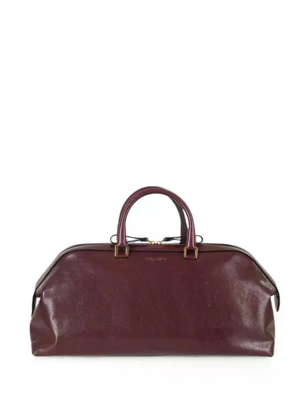 Alberta Ferretti Alice Leather Tote Bag - Red