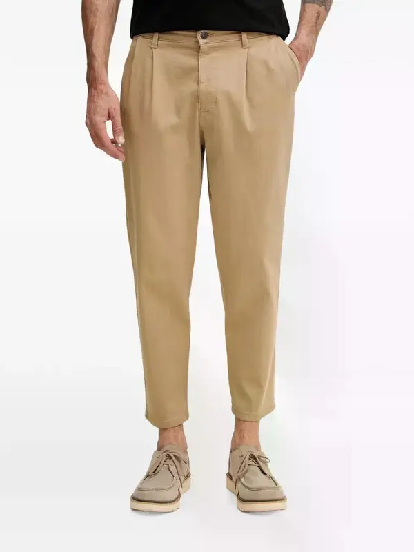 BENETTON Pleated-detail Chino Trousers