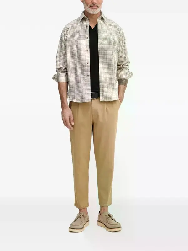 BENETTON Pleated-detail Chino Trousers