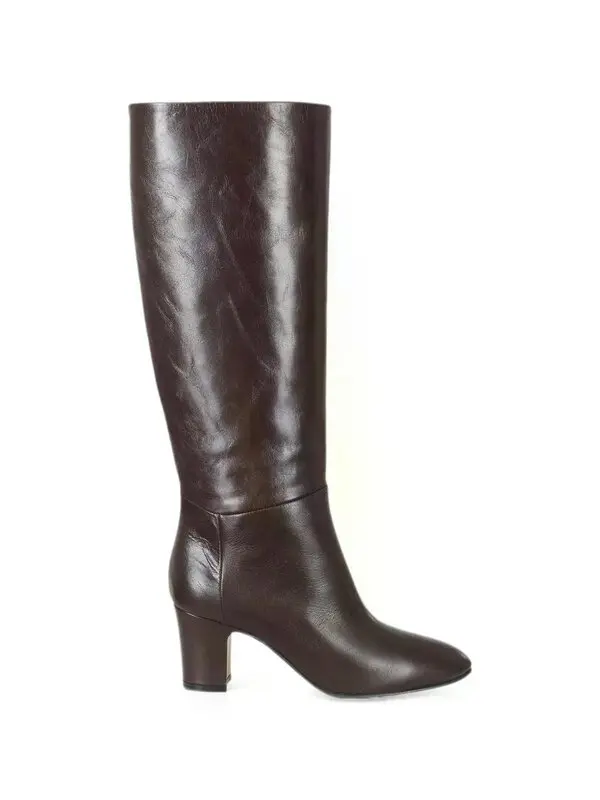 Alberta Ferretti Leather Knee-high Boots - Brown