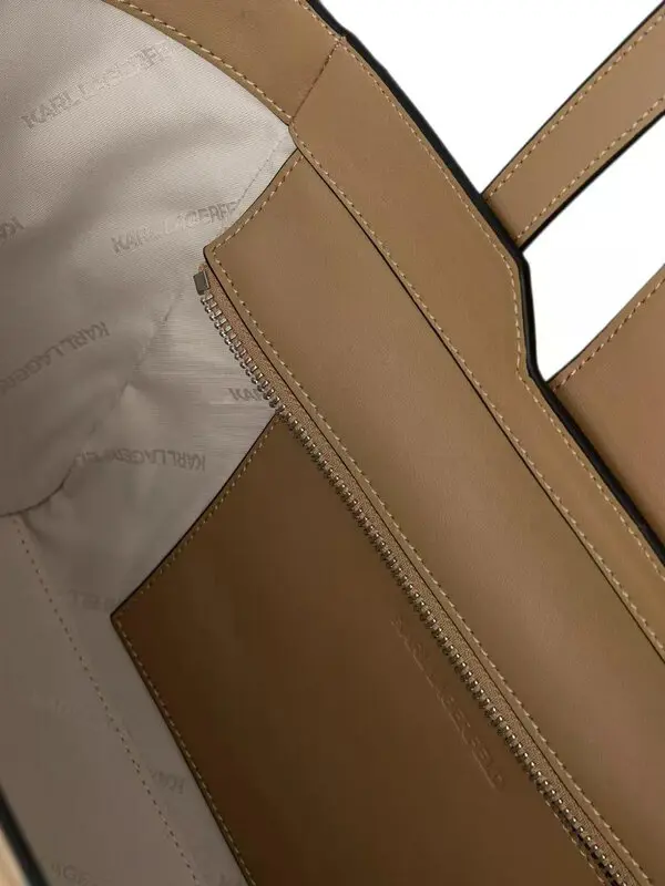 Karl Lagerfeld K/nova Logo-plaque Panelled Tote Bag