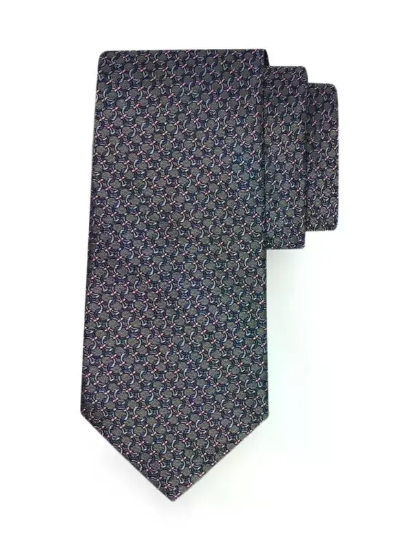 FERRAGAMO Gancini Jacquard Tie