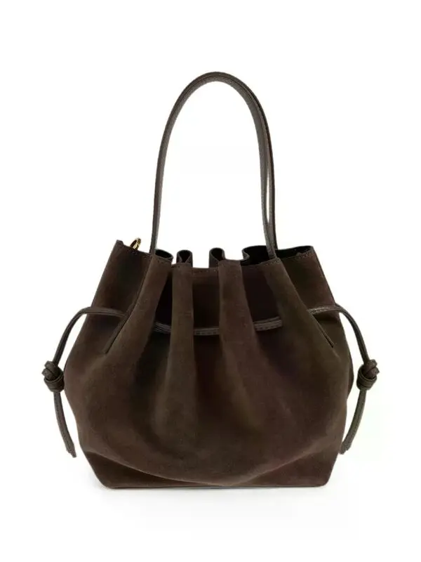 Yuzefi Mini Scallop Suede Bucket Bag