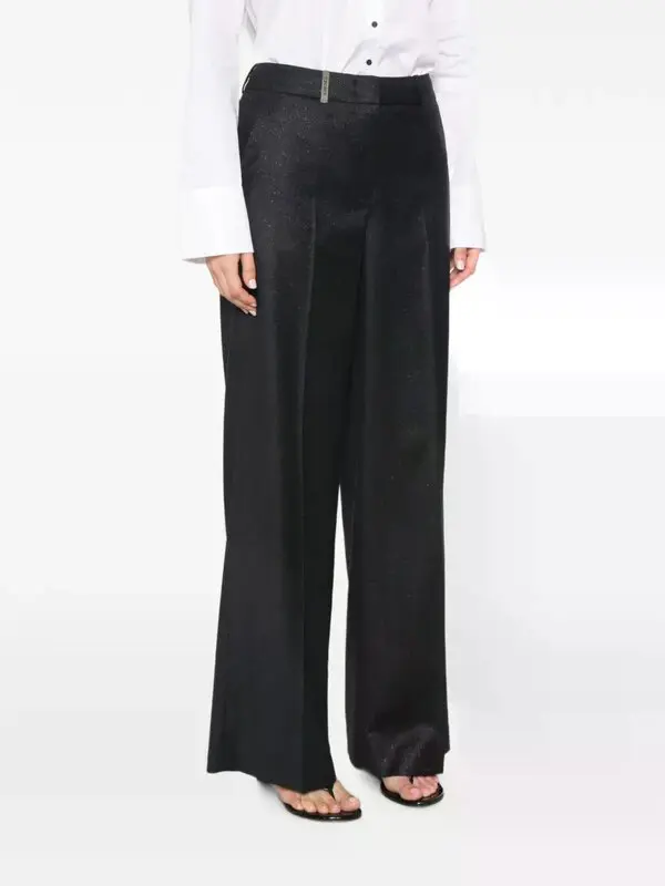 Peserico Shimmering Wide-leg Trousers