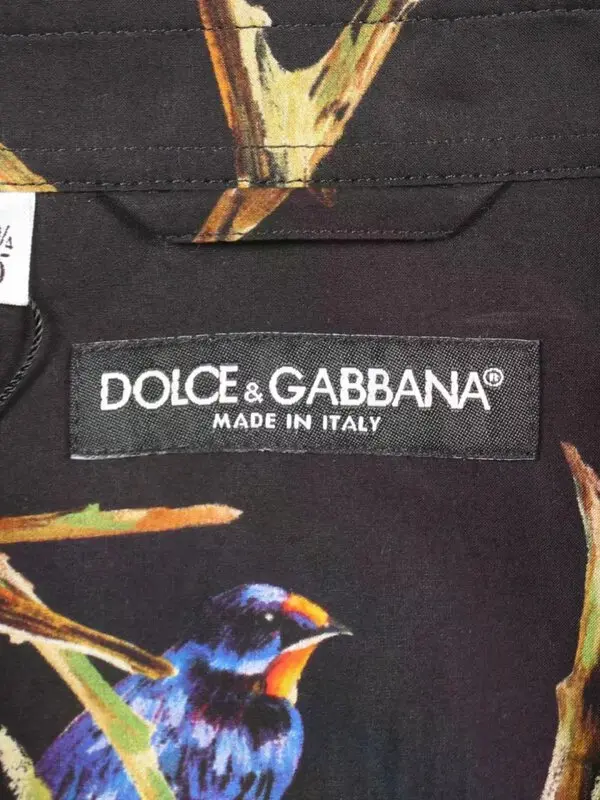 Dolce & Gabbana 2020s Bird-print Shirt