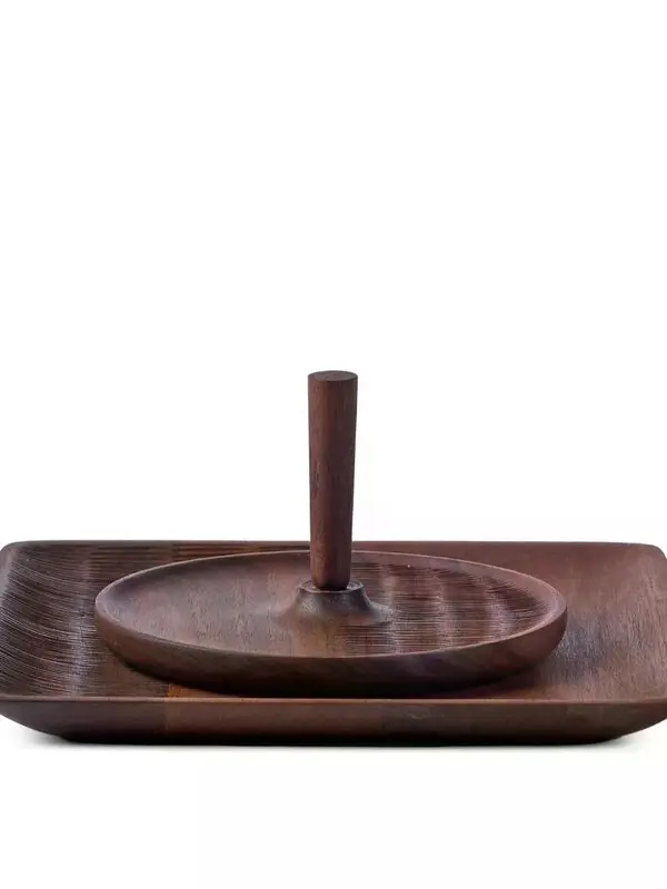 ZANAT Nakit Carved Jewellery Tray - Brown
