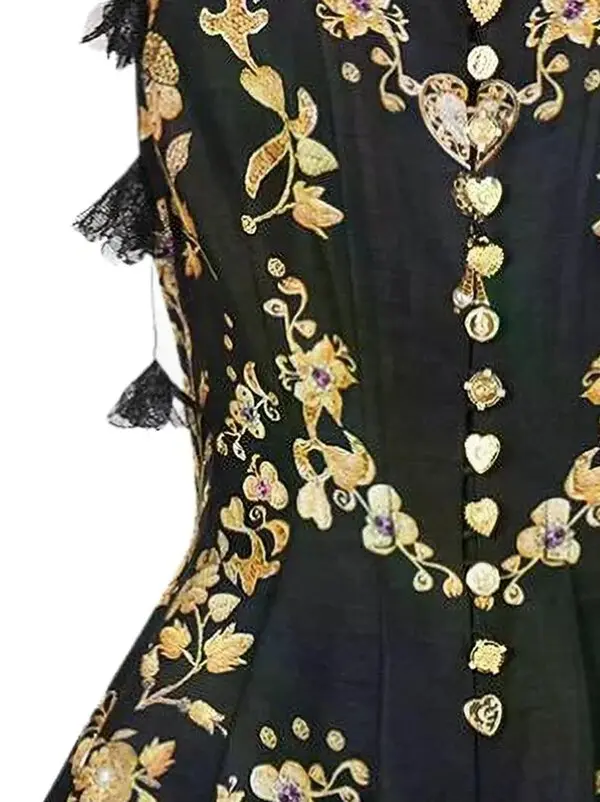 Camilla Taurus Rising-print Crystal-embellished Corset Mini Dress