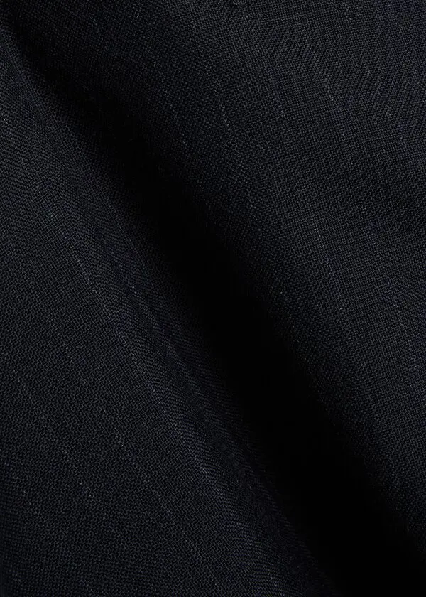 LARDINI Pinstriped Straight-leg Wool Trousers
