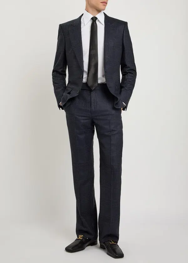 TOM FORD Houndstooth Wool Trousers