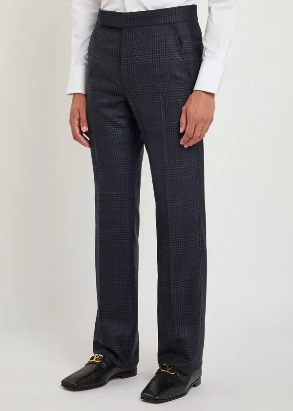 TOM FORD Houndstooth Wool Trousers