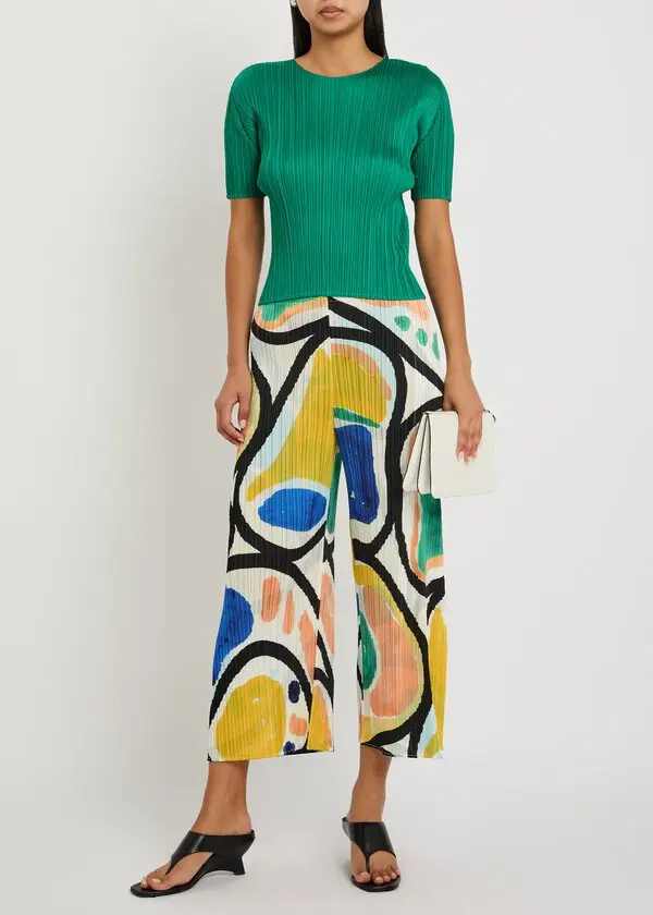 Issey Miyake Pleated Woven Top