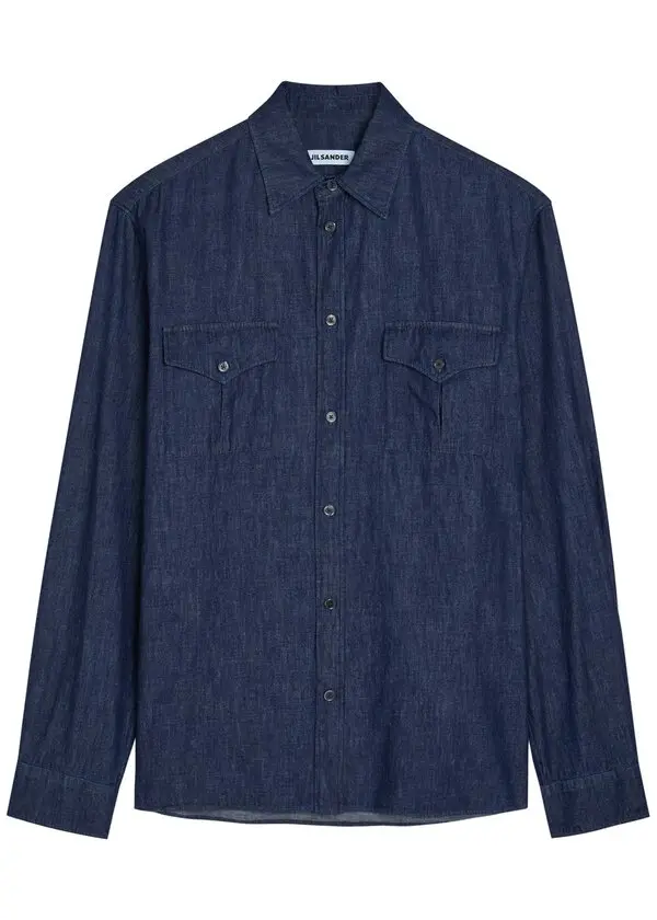 JIL SANDER Chest Pocket Denim Shirt