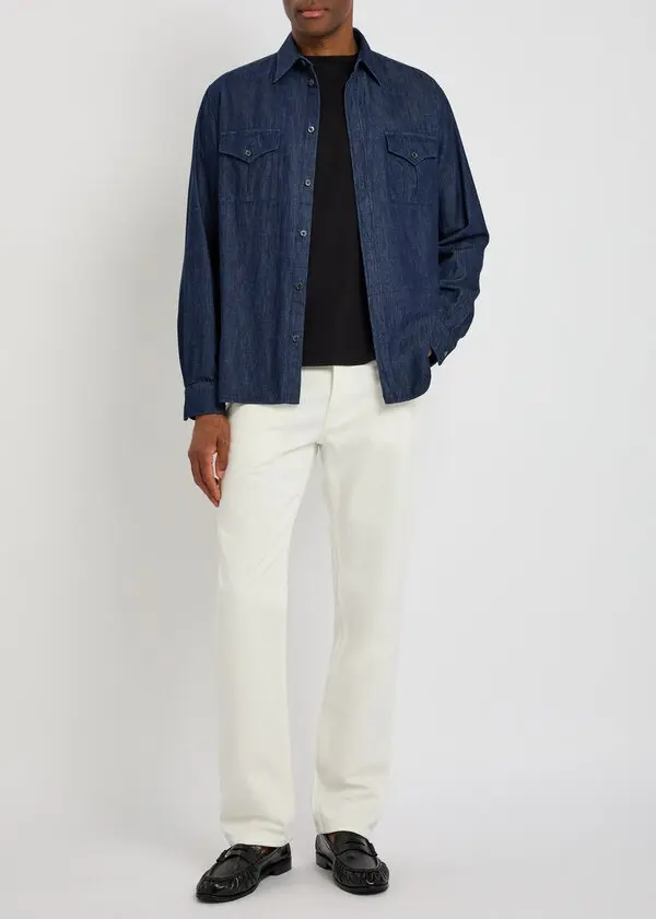 JIL SANDER Chest Pocket Denim Shirt