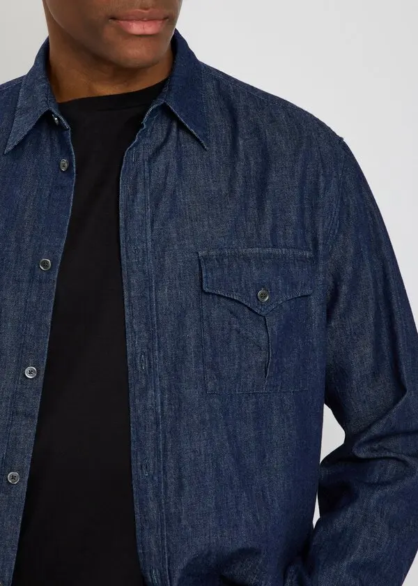 JIL SANDER Chest Pocket Denim Shirt