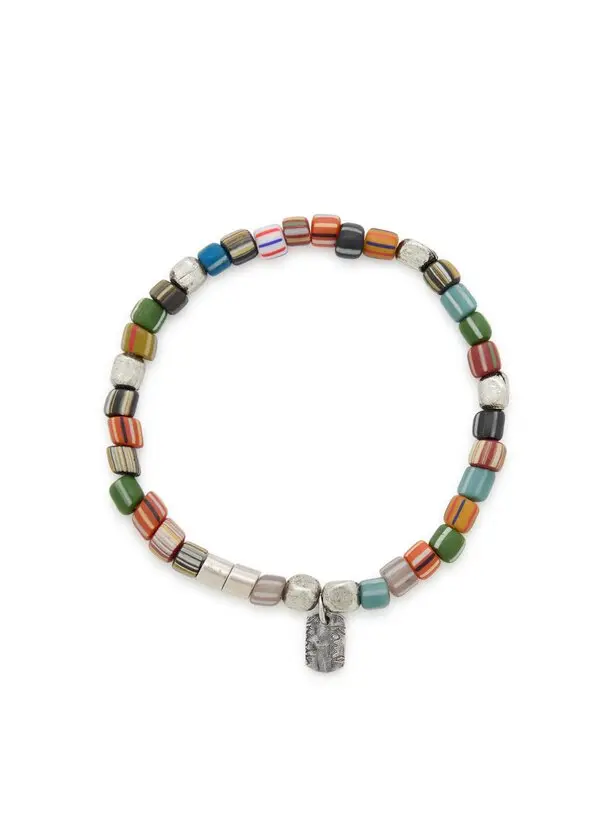 Paul Smith Striped Beaded Bracelet