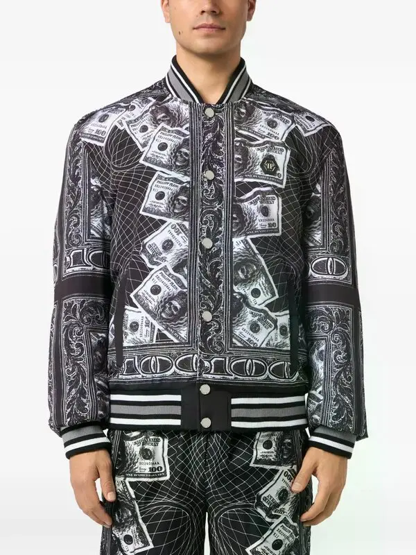 Philipp Plein Skull-print Bomber Jacket