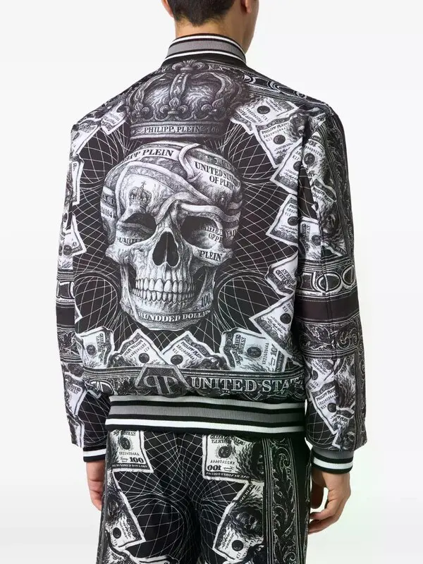 Philipp Plein Skull-print Bomber Jacket
