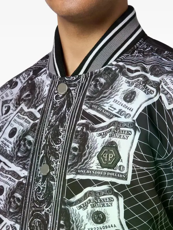 Philipp Plein Skull-print Bomber Jacket
