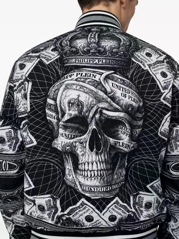 Philipp Plein Skull-print Bomber Jacket