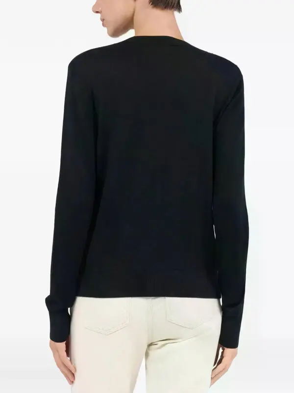 Roberto Cavalli Gold Button-detail Sweater