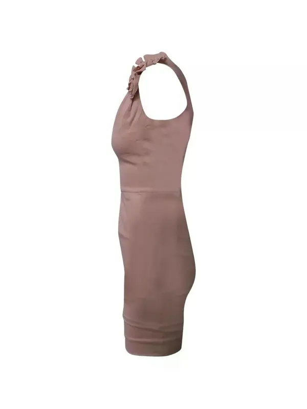 MARIO VALENTINO VINTAGE One-shoulder Rose Embellished Dress