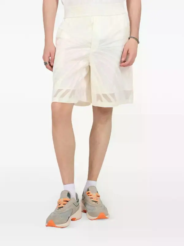 Roberto Cavalli Leaf-patterned Shorts