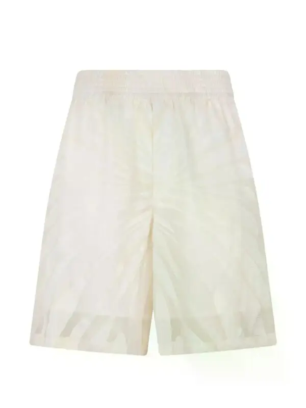Roberto Cavalli Leaf-patterned Shorts