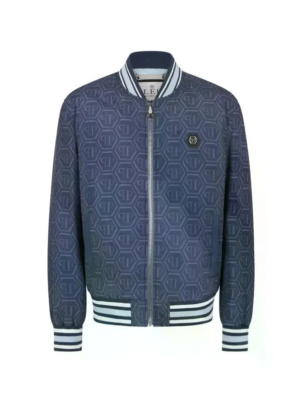 Philipp Plein Monogram-print Bomber Jacket