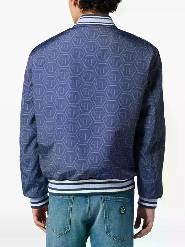 Philipp Plein Monogram-print Bomber Jacket