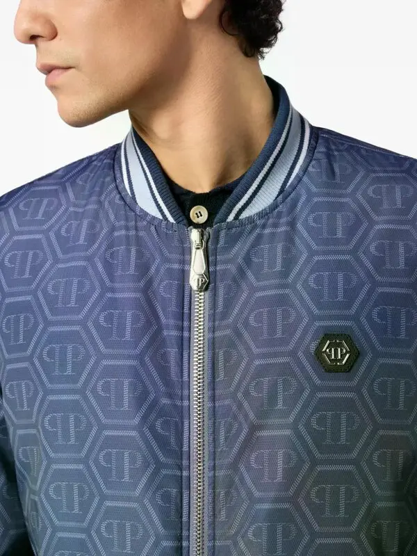 Philipp Plein Monogram-print Bomber Jacket