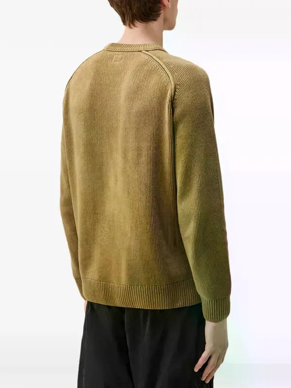 C.P. COMPANY Chenille Cotton Lens Crewneck Sweater