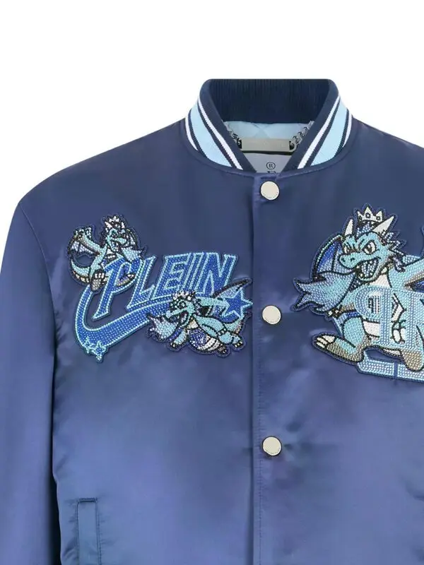 Philipp Plein Crystal-embellished Bomber Jacket