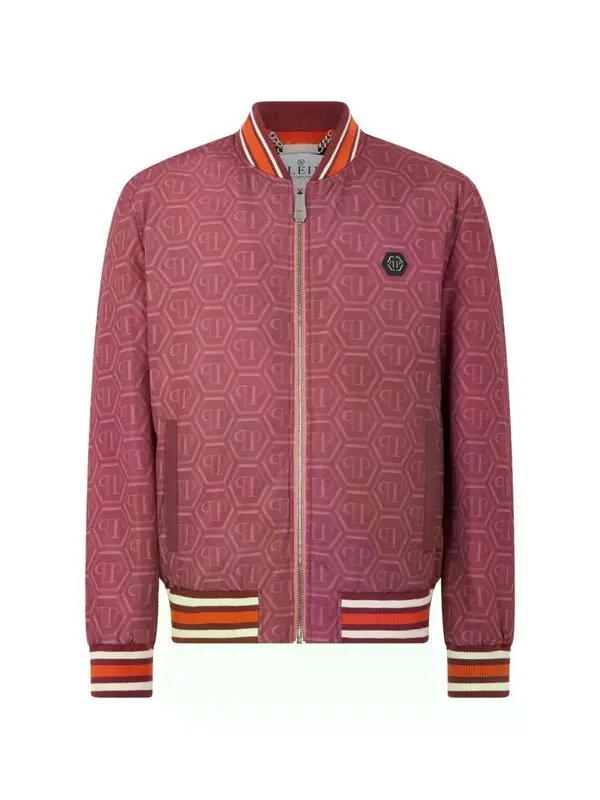 Philipp Plein Monogram-print Bomber Jacket