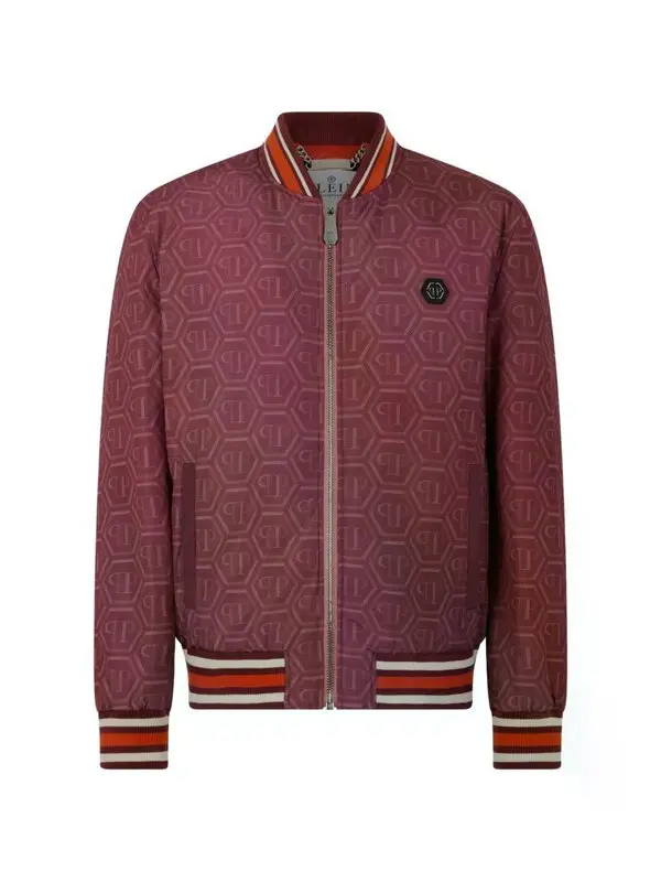 Philipp Plein Monogram-print Bomber Jacket