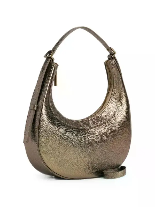 COCCINELLE Mini Whisper Metallic Leather Tote Bag